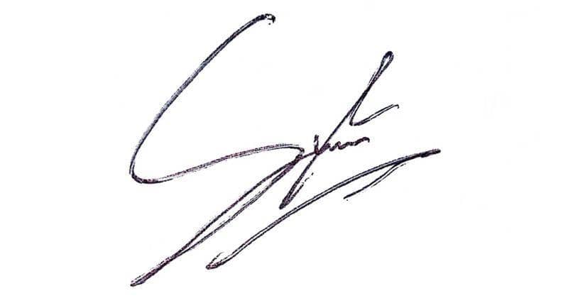 15 Contoh Tanda Tangan Huruf S Simple dan Keren | Popmama.com